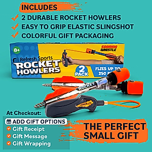 Toy Rocket Launcher for Kids: Outdoor Toys Slingshot Rockets Launchers - Best Gifts for Boys & Girls All Ages 8 & Up - Stocking Stuffers & Teen Boy Gifts for 8 9 10 11 12 13 Year Old Boys Gift Ideas