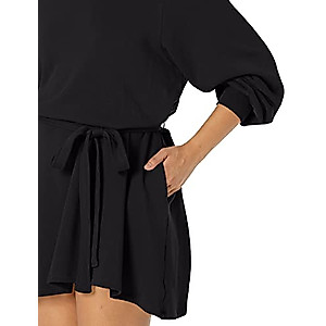 Bandier SJ-SJB10004-Sincerely Jules x The Dahlia Sweatshirt Dress-Black-S