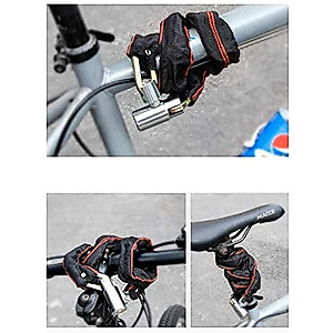 Bicycle Lock, Anti-Theft Chain Lock, Portable Lock, Bicycle Lock, Electric Car Chain Lock, Mountain Bike Lock,Thickened Chain(Size:65cm)