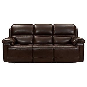 Barcalounger Sedrick Power Reclining Sofa With Power Head Rests, El Paso Walnut