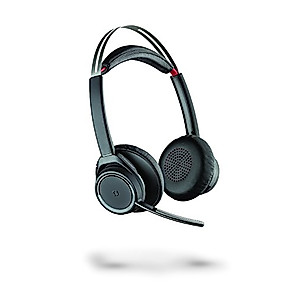 Plantronics Voyager Focus UC Stereo Bluetooth Headset with Active Noise Canceling (ANC) (Renewed)