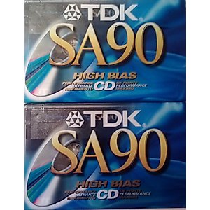 TDK SA90 High Bias Tape - 2 Pack
