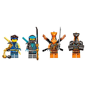 LEGO Ninjago Jay and NYA’s Race Car EVO 71776 Building Kit (536 Pieces)