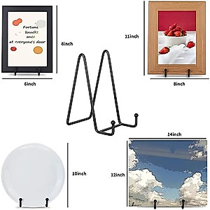 Black geometric N-shaped rack, display rack, iron decorative porcelain plate rack, photo frame, handicraft rack