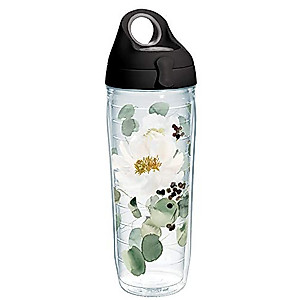 Tervis Kelly Ventura Eucalyptus Made in USA Double Walled Insulated Tumbler Travel Cup Keeps Drinks Cold & Hot, 24oz Water Bottle, Classic