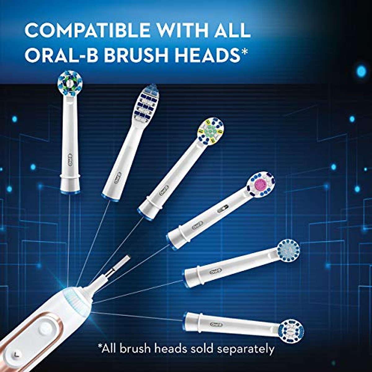 Oral-B Pro 6000 Smart Series Electric Toothbrush, Rose Gold