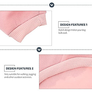 Balacoo Outdoor Dog Costume Pet Dog Winter Costume Puppy Clothes Winter Dog Clothing Pet Costume Pink Unicorn Clothes Outfit Holiday Party Supply M Winter Pet Pajamas Dog Sweater