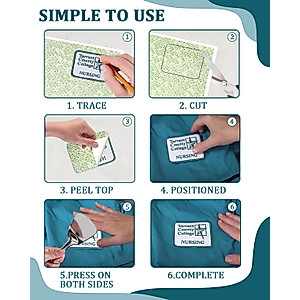 Patch Magic Adhesive, 2 Pack Girl Scout Patch Adhesive Washable Double-Sided Glue for Scout Badges, Patches, Fabric, and More, Cut to Fit Freestyle, No Sewing No Ironing