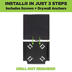 HIDEit Mounts Micro Mount for Dell OptiPlex Micro PC - American Company - Steel VESA Mount for Dell Optiplex - Monitor Mount, Wall or Under Desk Mount