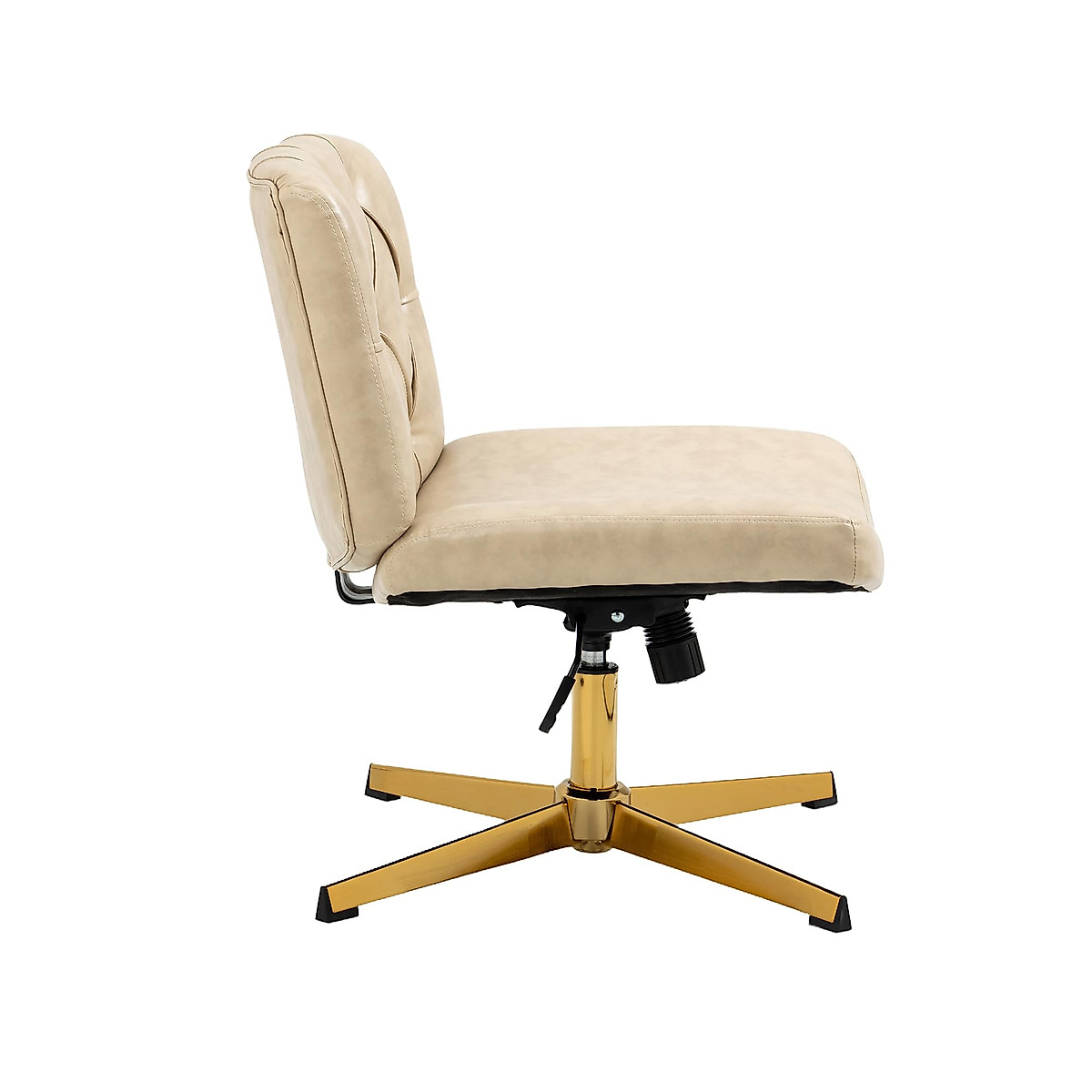 COOLMORE Home Office Desk Chair, Vanity Chair, Modern Adjustable Home Computer Executive Chair Swivel Task Chair for Small Space, Living Room, Make-up, Studying