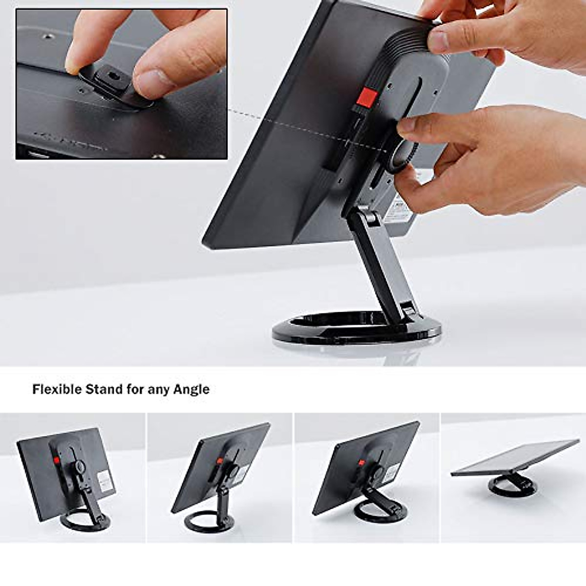 DoubleSight Displays DS-12H 12" LCD HDMI Monitor - TAA Compliant - 1366 x 768 - WXGA - 250 Nit - Micro HDMI - Black - Portable No Video Card Required PC/MAC - 3 Year Warranty