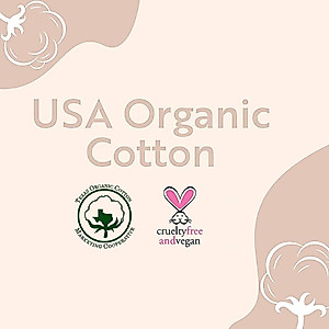 Claene Organic Cotton Panty Liners, Unscented, Panty Liners for Women, Thin, Cruelty-Free, Breathable Organic Panty Liners for Women, Light Incontinence, Natural, Vegan, Menstrual (Regular, 50 Count)