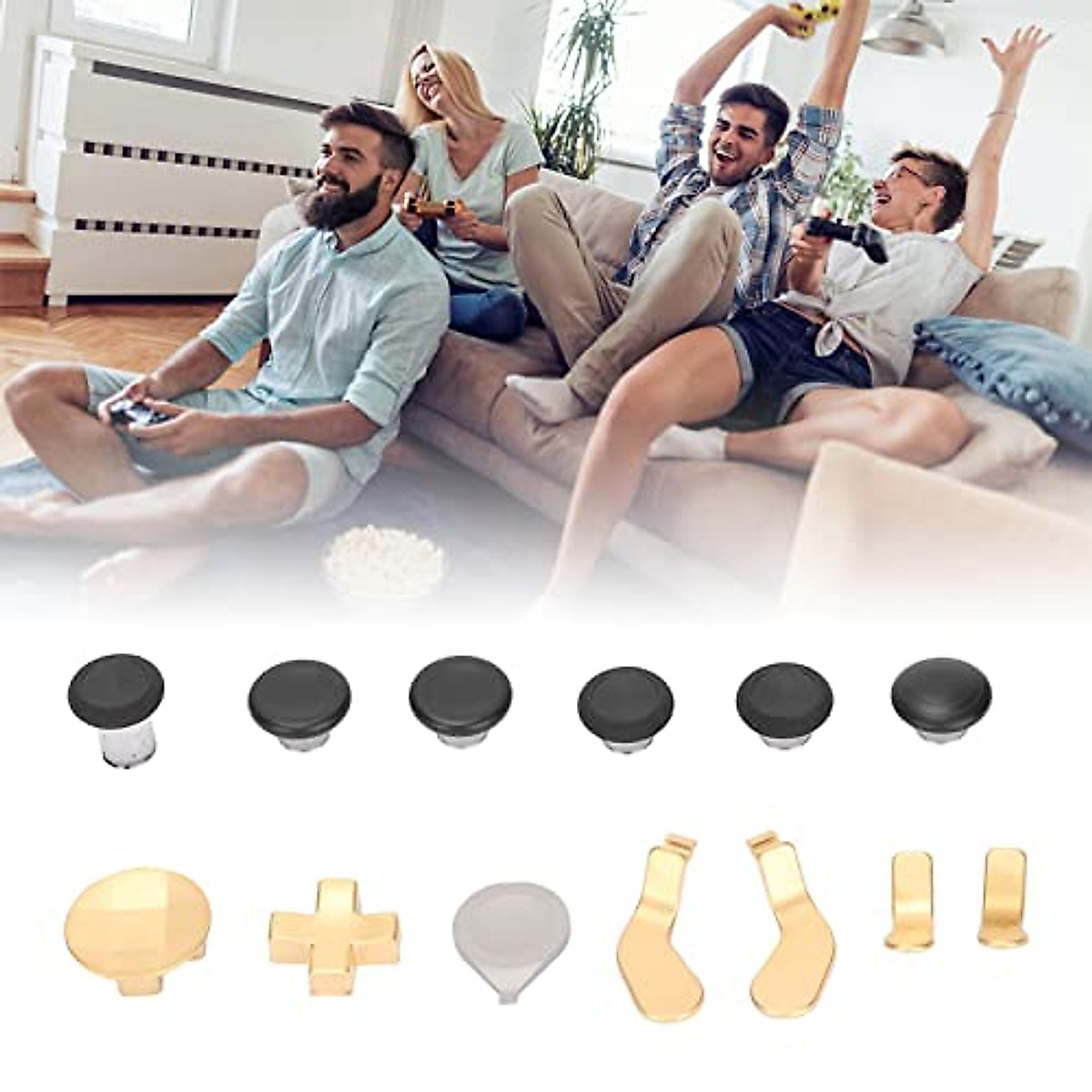 GamePaddles Parts, GameControllerSwapJoystick Stylish 13in1 Wearable Firmly Fixed for Game Console