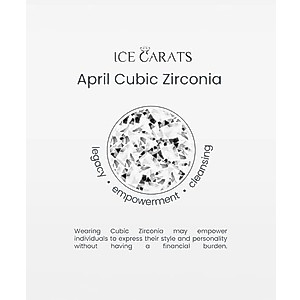 IceCarats 10K Yellow Gold Cubic Zirconia CZ Ring Size 1.5