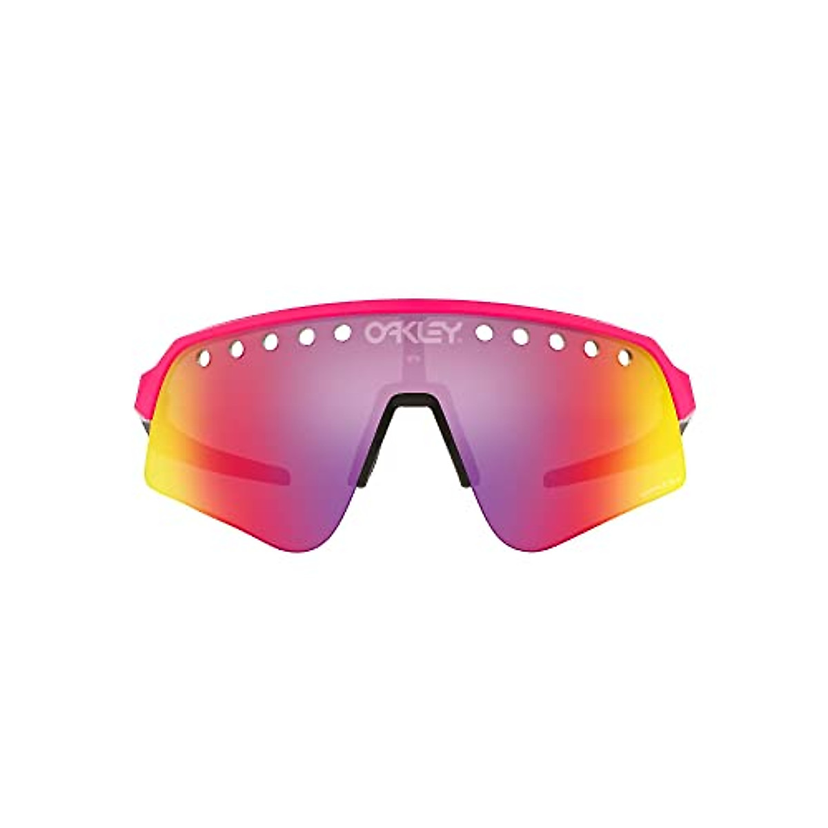 Oakley Men's OO9465 Sutro Lite Sweep Rectangular Sunglasses, Pink/Prizm Road, 39 mm