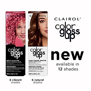 Clairol Color Gloss Up Temporary Hair Dye, Peach Please Hair Color, Pack of 1