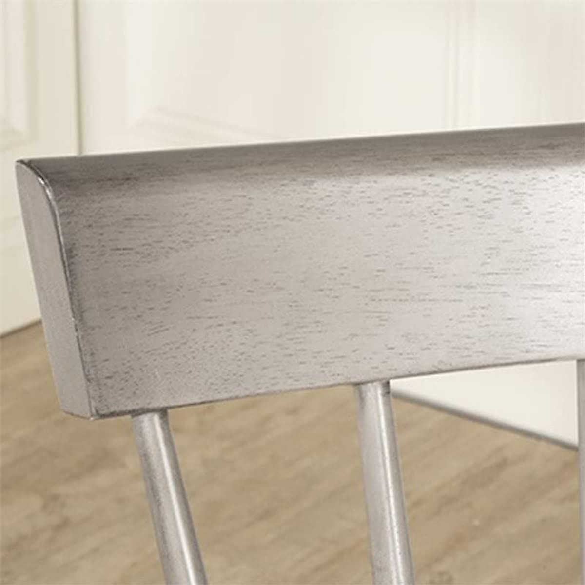 Hillsdale Furniture Hillsdale Mayson Spindle Back, Set of 2 Dining Chair Gray