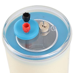 Double Wall Heat Measurement Electric Calorimeter, 150mL Capacity for Physics Lab Experiments with Cover Stand, Stirrer and Support Column, Easy and Accurate Measurements of