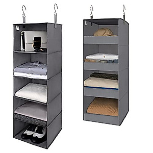 GRANNY SAYS Bundle of 1-Pack Closet Hanging Organizer & 1-Pack Hanging Closet Organizers and Storage