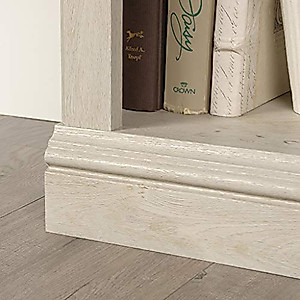 Sauder Select Collection 5-Shelf Bookcase, Chalked Chestnut finish