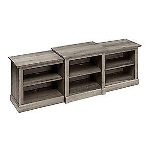 Rockpoint 70inch Classical TV Stand Storage Media Console Entertainment Center for TVs up to 80,Grey Wash