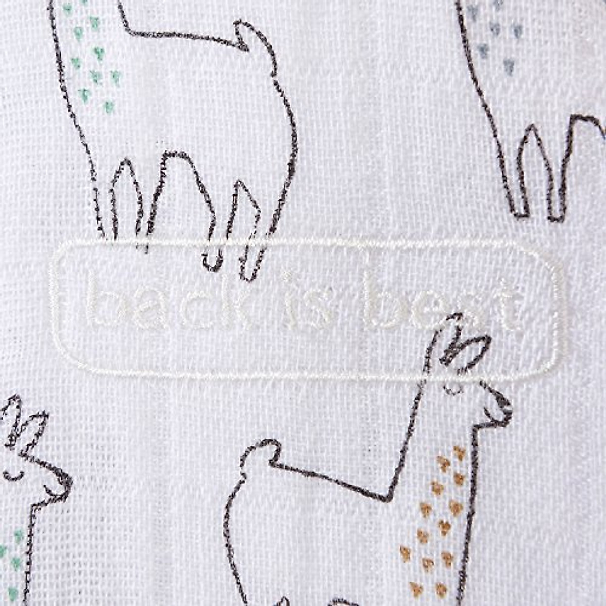 Halo 100% Cotton Muslin Sleepsack Wearable Blanket, Llama Print, Medium