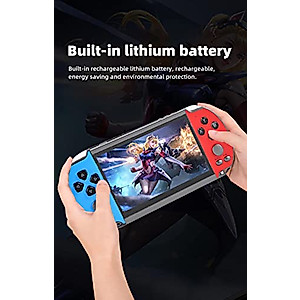 HLF 5.1-inch screen hd casual handheld game console with built-in 11000 vodeo games portable game retro nostalgic mp3 mp4 AV-out to TV game can be saved/added/deleted