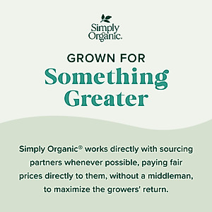 Simply Organic Ground Turmeric Root, 2.38 Ounce, Distinct Aroma, Ginger & Pepper-Like Flavor, Kosher, Non GMO (Pack of 3)