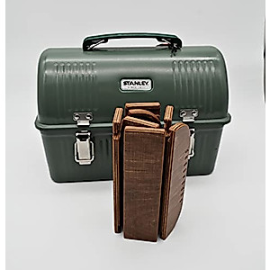 COFFNIC Stanley Lunch Box Handmade Wood Table Top(9.4L)