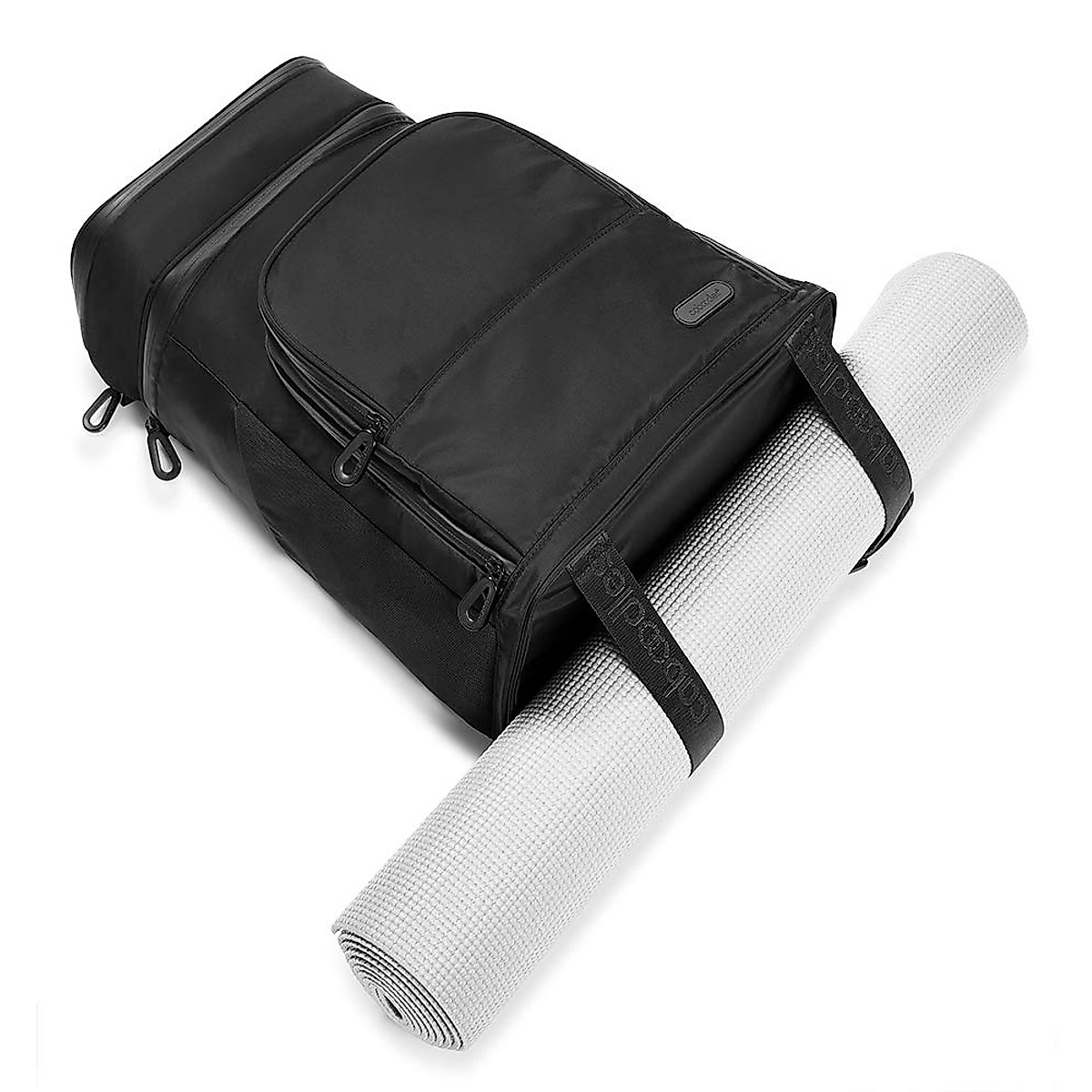 Caboodles Active by Simone Biles MVP Beauty Pack, Gym Bag with Padded Computer Compartment, Black, (Model: CAB60000A)