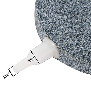 AQUANEAT Air Stone Fish Tank Bubbler Aquarium Disc Oxygen Diffuser for Hydroponics Aerators Pump (3inch(8 pcs))