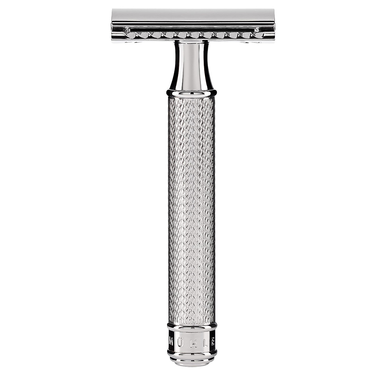 MÜHLE Chrome Silvertip Badger Safety Razor (Closed Comb) Shaving Set - Perfect for Every Day Use, Barbershop Quality Close Smooth Shave