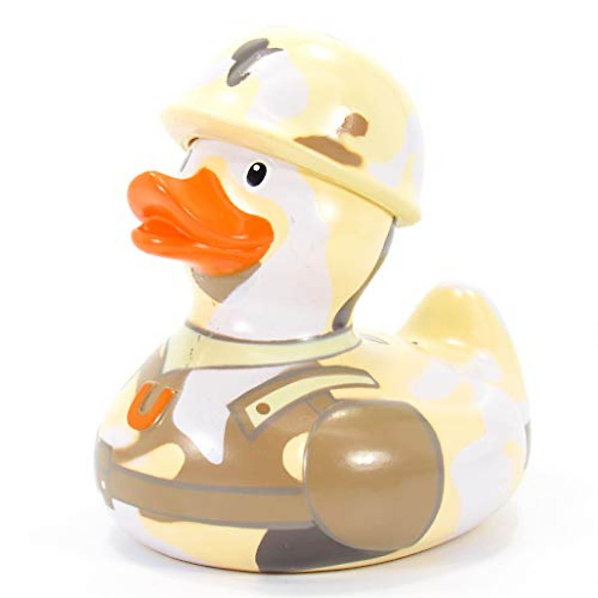 GI (Military) Rubber Duck by Bud Ducks | Elegant Gift Packaging - "Hut!,Hut!,Hut!" | Child Safe | Collectable