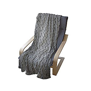 Ambesonne Grey Soft Flannel Fleece Throw Blanket, Fence Design Netting Display Diamond Plate Effects Chrome Motif Print Illustration, Cozy Plush for Indoor and Outdoor Use, 50" x 60", Silver