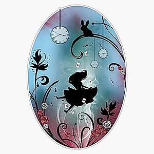 Alice in Wonderland - Rosebush Bumper Sticker Vinyl Decal 5"