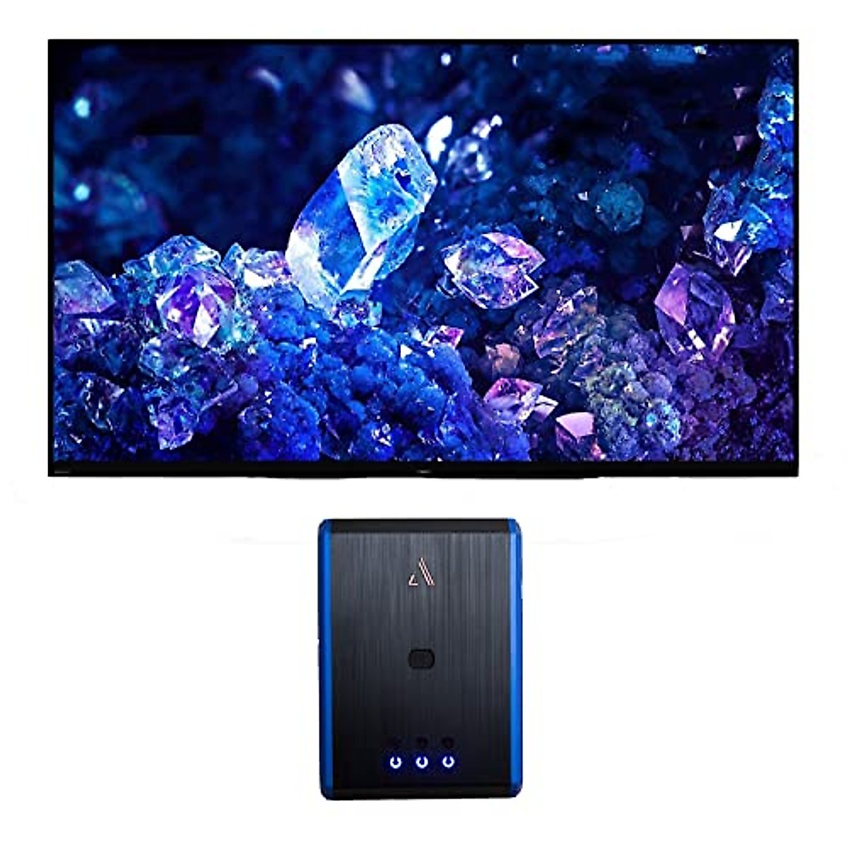 Sony XR48A90K 48" 4K Bravia XR OLED High Definition Resolution Smart TV with an Austere 5S-PS4-US1 4-Outlet Power with Omniport USB (2022)