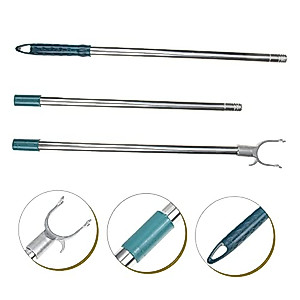 Zerodeko 3pcs Stitching Clothes Rail Ceiling Hook Outdoor Stuff Drying Rack Clothing Outdoor Retractable Closet Pole Clothes Drying Rack Utility Hooks Multi-Purpose Clothes Rods Alloy Tool