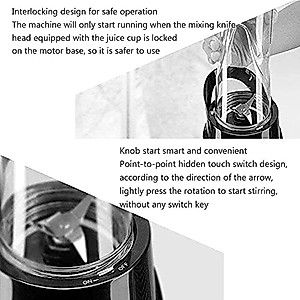 Blender Smoothie Professional Blender, High Speed Table Ice Crusher 22.000 Rpm, Bpa-free Tritan Blades, for smoothies, milkshakes, fruits and vegetables ZJ666