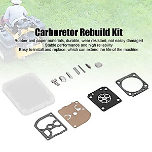 Demeras Chainsaw Repair Kit, Carburetor Carb Repair Kit Simple Installation Stable Exquisite for Garden