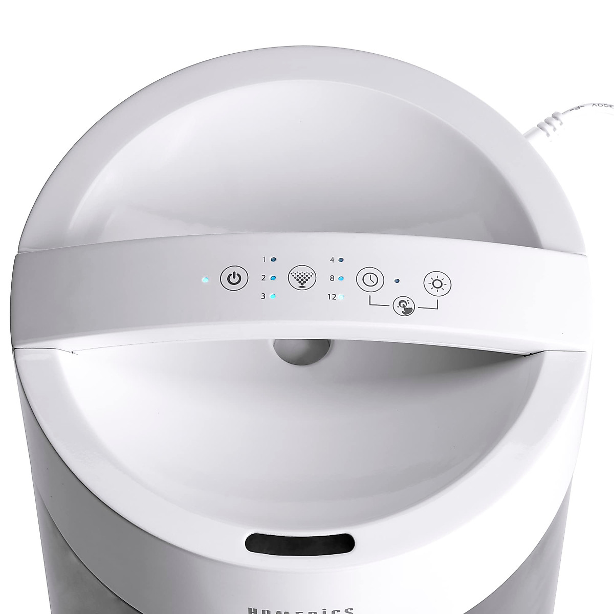 HoMedics Humidifiers for Bedroom, Home, Nursery, Office and Plants. Total Comfort UV-C Ultrasonic Humidifier, Leak Resistant Design, 0.97 Gallon Tank, 35 Hour Run Time, Quiet, Cool Mist, Night Light