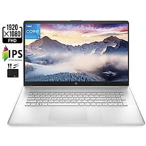 2022 Flagship HP 17.3-inch IPS FHD Laptop Computer, Intel Core i5-1135G7, Quad Core up to 4.2 GHz, Iris Xe Graphics, 32GB RAM, 1TB PCIe SSD, Backlit Keyboard, WiFi 5, Webcam, Windows 11 + Accessories