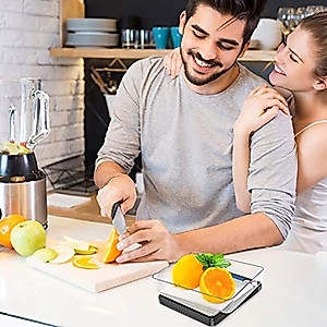 Fuzion Digital Kitchen Scale 3000g/ 0.1g, Pocket Food Scale 6 Measure Modes, LCD, Tare, Digital Scale Grams and Ounces with 2 Trays for Food, Cooking, Nutrition, Reptiles(Battery Included)