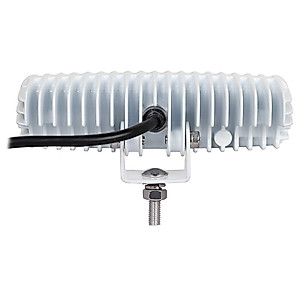 EXZEIT Waterproof Led Boat Lights, 2 pc 72W Deck/Dock Marine Lights 4000LMS 120°Flood Light, 6.3inch, 12/24 V Led Light Bar