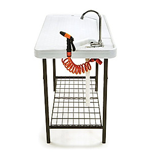 SEEK SKFT-48S Deluxe Cleaning Table, Large, White
