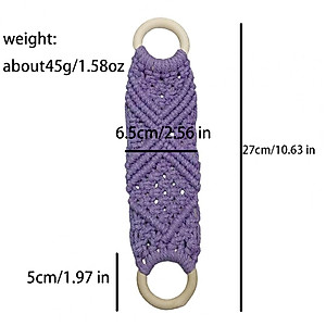 Macrame Kitchen Towel Holder, Macrame Towel Holder Ring, Macrame Dish Towel Holder, Macrame Towel Holde, Handmade Macrame Dish Towel Holder Decoration for Kitchen/Bathroom, Crochet Towel Holder