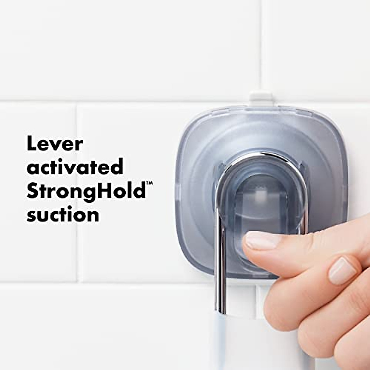 OXO Good Grips Suction Fogless Mirror 3" L x 7.2" W x 13.2" H