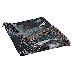 Marvel's Black Panther, "Ripper" Woven Tapestry Throw Blanket, 48" x 60", Multi Color