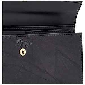 Buxton Heiress Organizer Clutch, Black, One Size