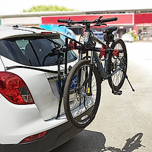 Blueshyhall 2 Bike Carrier Trunk Mount Bike Rack for SUV HATCHBACK CAR