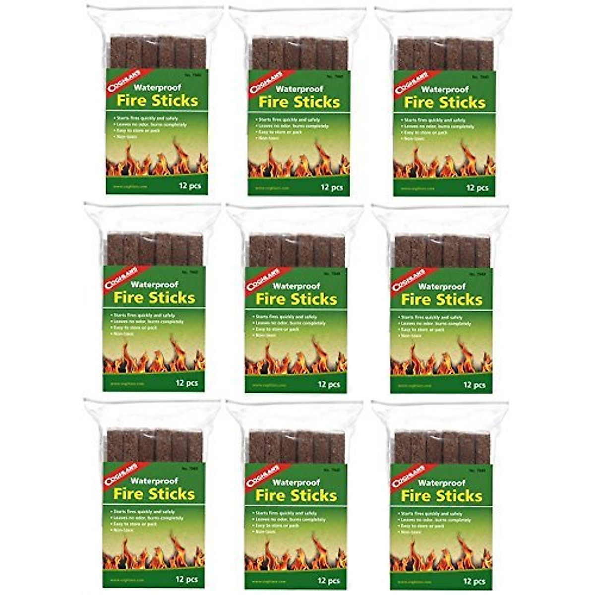 Coghlan's 7940 Fire Sticks 12 Count,Brown,1 Pack